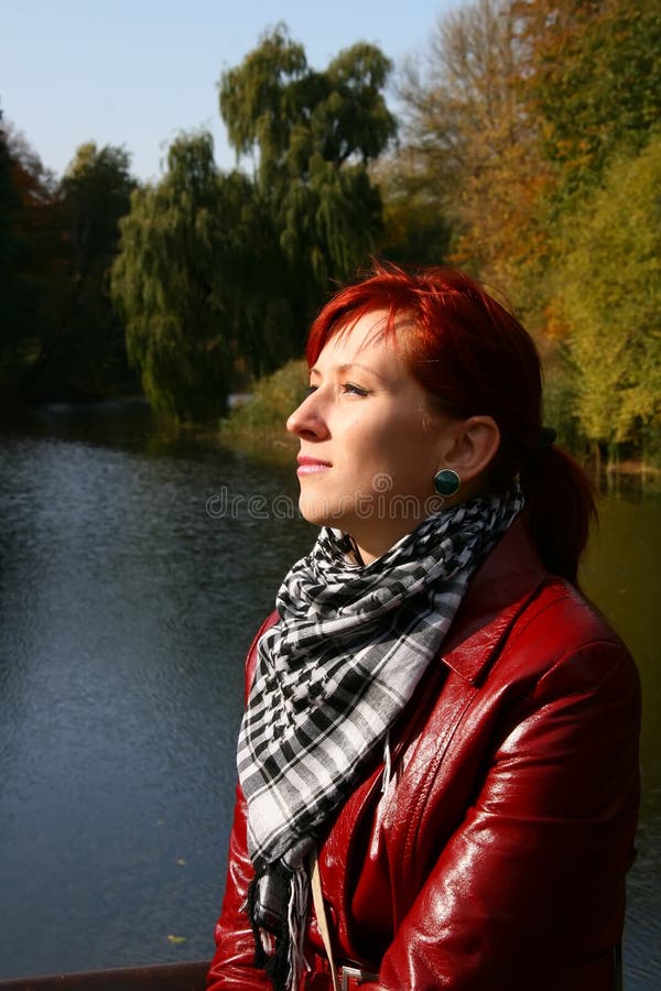 Autumn sun enjoyment stock image. Image of enjoyment - 11514729