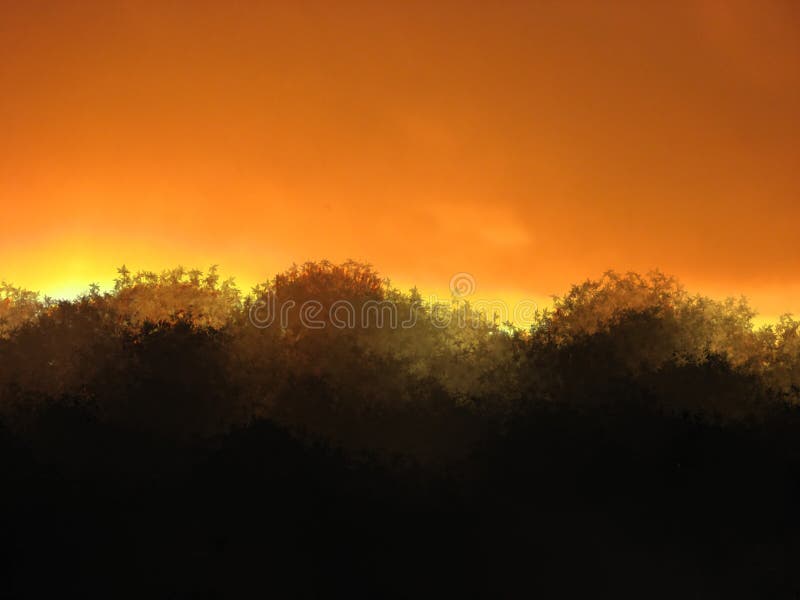 Autumn sunset stock photo. Image of colorful, morning - 3255178