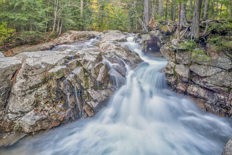 Autumn on the swift river stock photo. Image of woods - 178824116