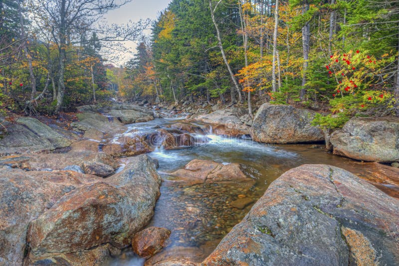 Autumn on the swift river stock photo. Image of nature - 197006676