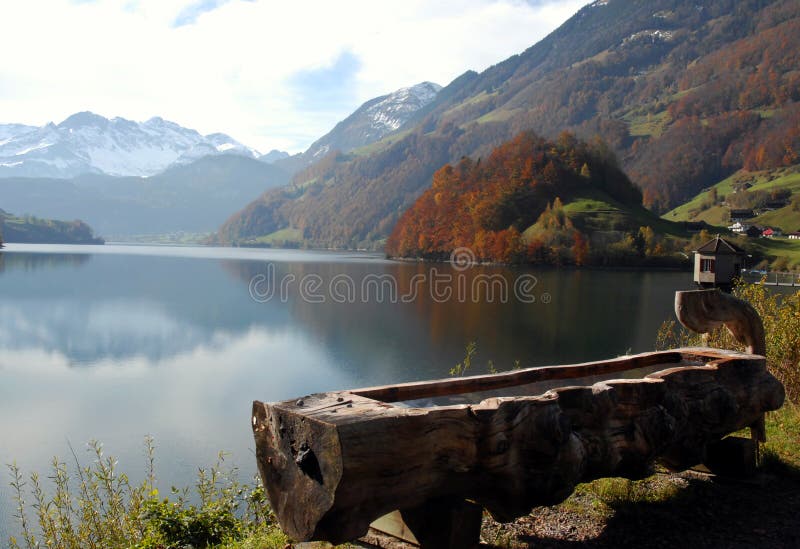 Engelberg Village in the Alps Stock Photo - Image of resort, landscape ...