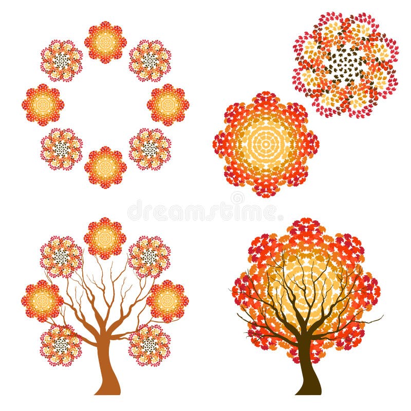 Autumn symbols stock illustration. Illustration of flower - 29046220