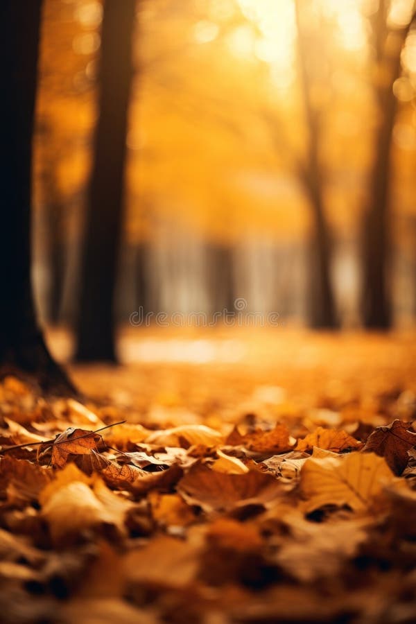 Autumn Thanksgiving Forest Background with Sharp Detail AI Generated ...