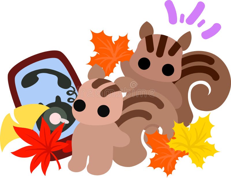 An autumn time stock vector. Illustration of decoration - 79276164