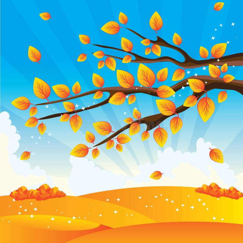 Cartoon Autumn Tree Background Stock Illustrations – 44,141 Cartoon ...