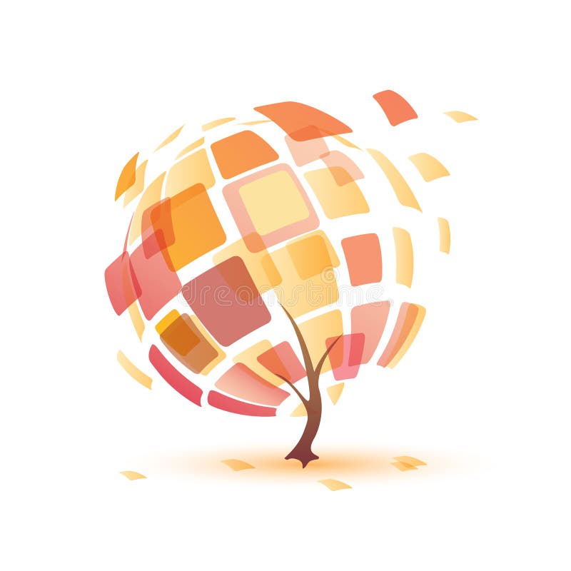 Autumn tree stock vector. Illustration of environment - 33742693 Autumn tree stock vector. Illustration of environment - 33742693