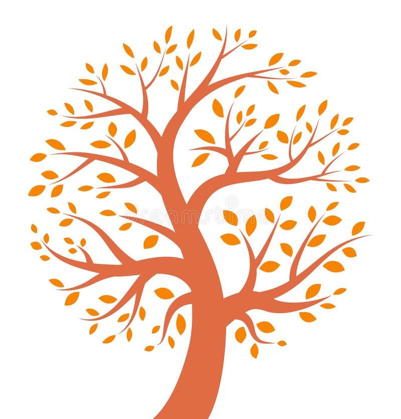 Autumn Tree icon stock vector. Illustration of branch - 43529605