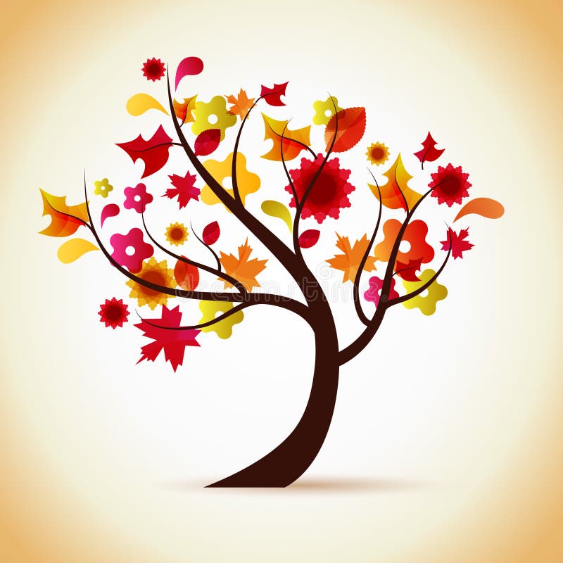 Autumn Tree Illustration Picture. Image: 16177208