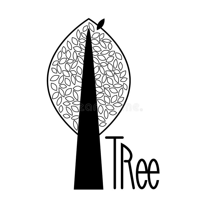 Autumn Tree Logo Isolated on White Stock Illustration - Illustration of ...