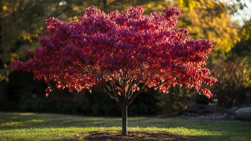 Autumn Tree: Red Leaves, Fall Foliage Stock Photo - Image of ...