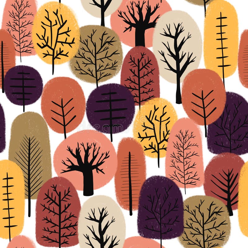 Seamless Repeating Fall Background Stock Illustrations – 5,058 Seamless ...
