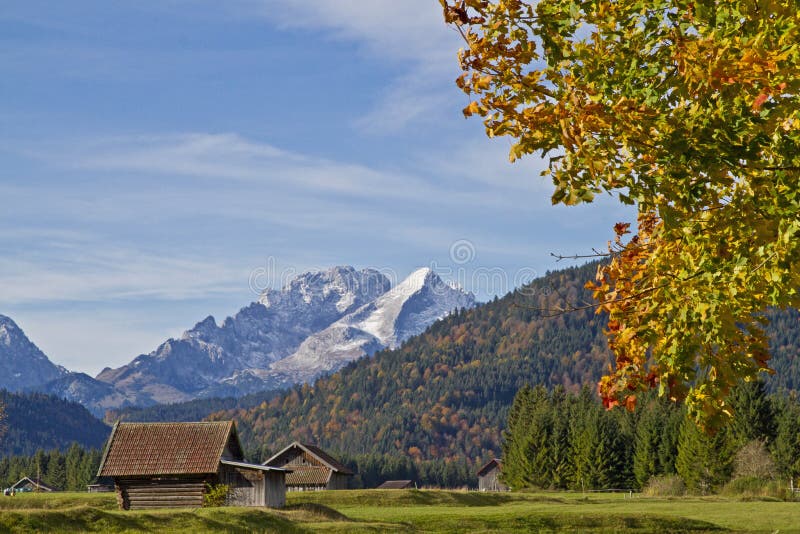 Autumn in Upper Bavarian Landscape Stock Photo - Image of barn, tree ...
