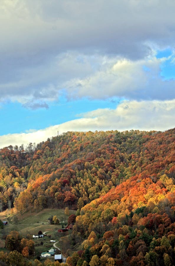 Autumn View in the Mountains Stock Image - Image of trail, beautiful ...