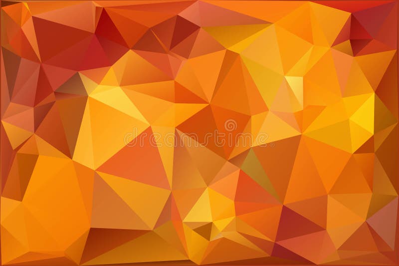 Autumn.Vector Abstract Polygonal Background Stock Vector - Illustration ...