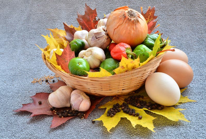Autumn vegetables stock image. Image of seasonal, cayenne - 21762265
