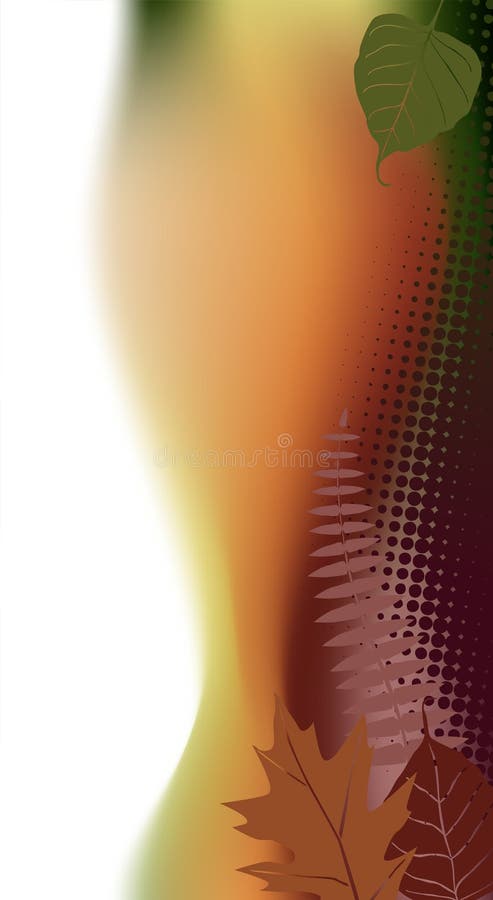 Autumn Vertical Banner with a Space for a Text Stock Vector ...