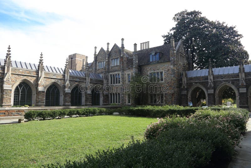 Duke University Campus Scenery Editorial Stock Photo - Image of steeple ...