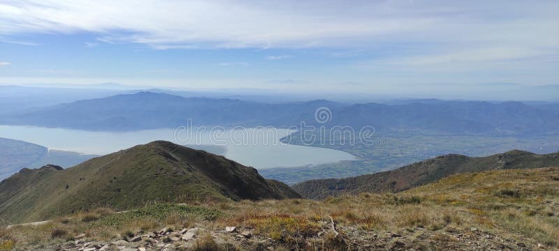 Autumn View from Konguro Peak Stock Photo - Image of geology, ridge ...