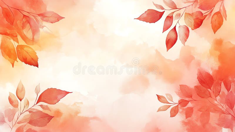 Autumn Vintage Floral Paper Frame with Grunge Leaf Texture Stock Photo ...