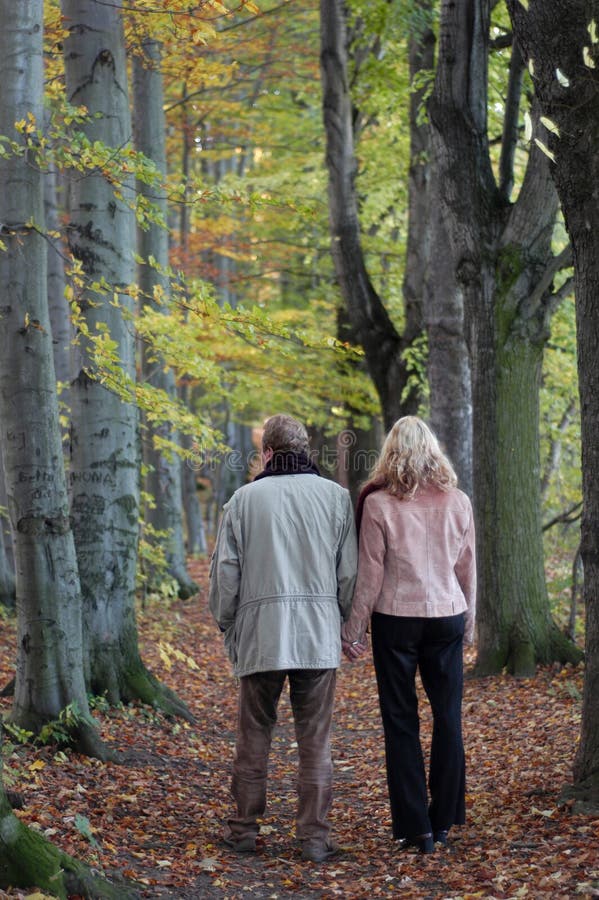 Autumn walk stock photo. Image of beauty, walking, hand - 302166