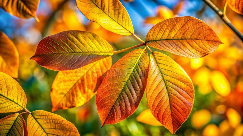 Autumn Walnut Tree Leaf Identification a Bokeh Photography Guide for ...