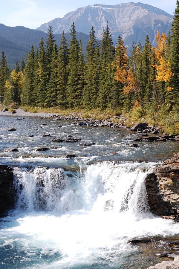 Cascading Waterfall and Pond Stock Image - Image of calm, pond: 5871895