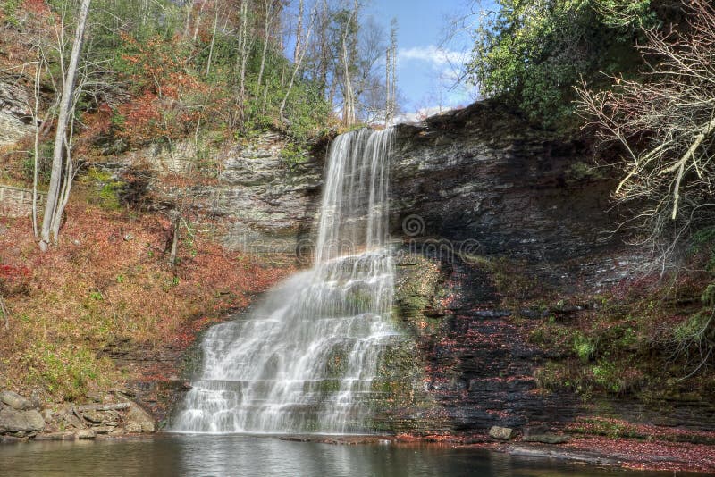 Autumn Waterfall Picture. Image: 7804959