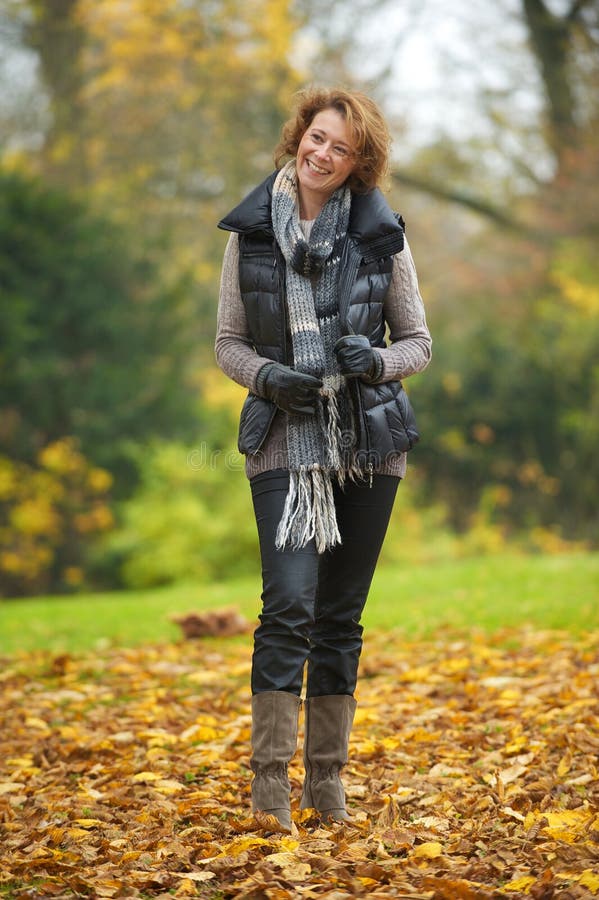 Autumn Woman stock photo. Image of look, fall, enjoying - 27777906