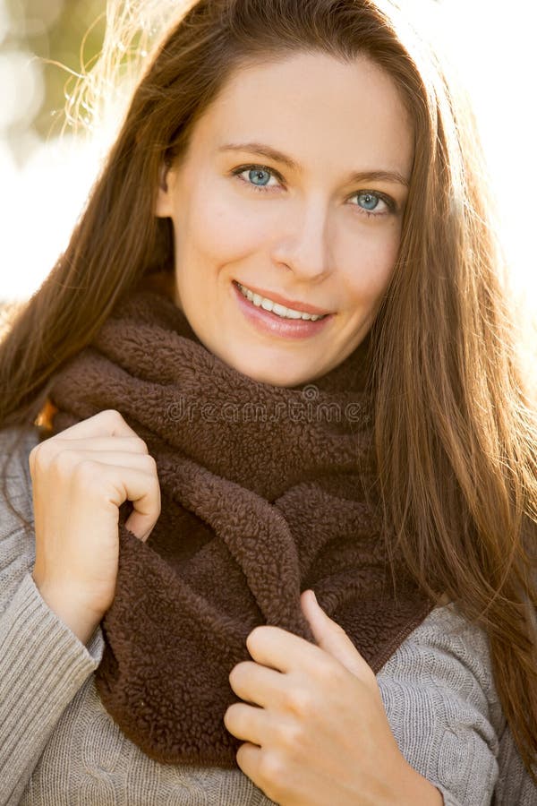 Autumn woman stock photo. Image of beautiful, leisure - 44810820
