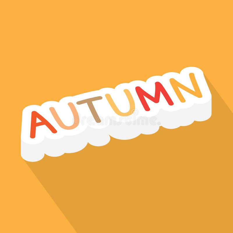 Autumn word concept stock vector. Illustration of concept - 194661408