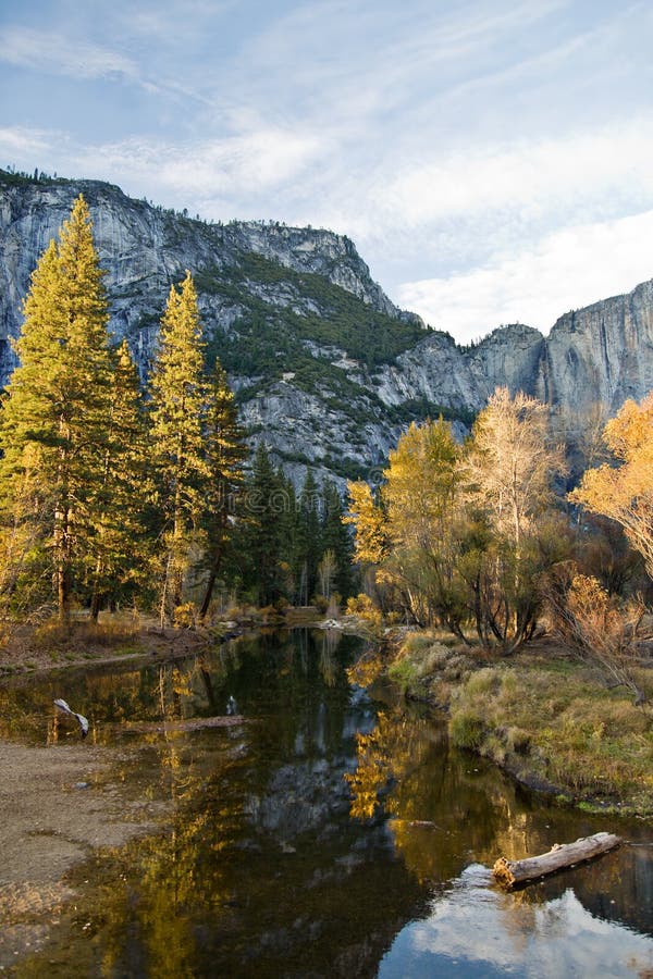 Autumn in Yosemite stock photo. Image of park, trees, landscape - 3668592
