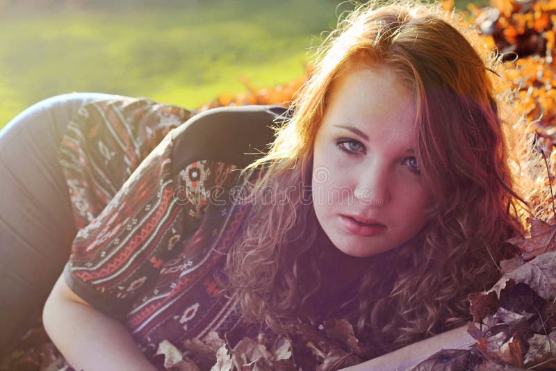 In the autumnal back light stock photo. Image of long - 36280792