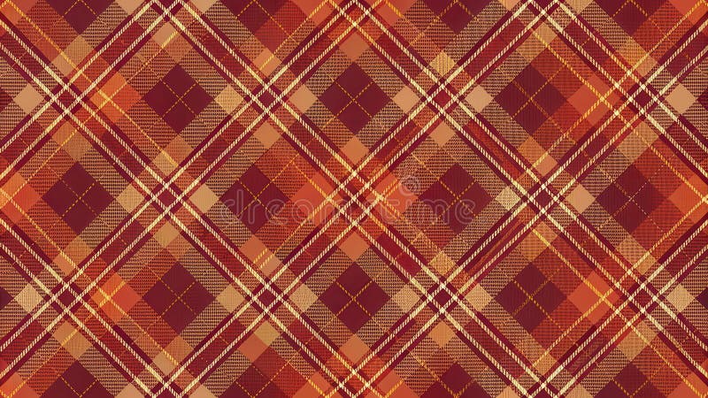 Autumnal Diamond Plaid Fabric Texture Seamless Repeat Pattern for ...