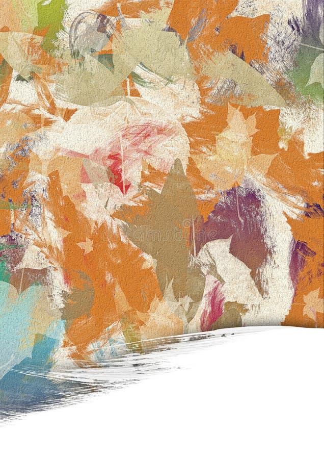 Autunm Leaf Paint stock illustration. Illustration of beech - 33090160