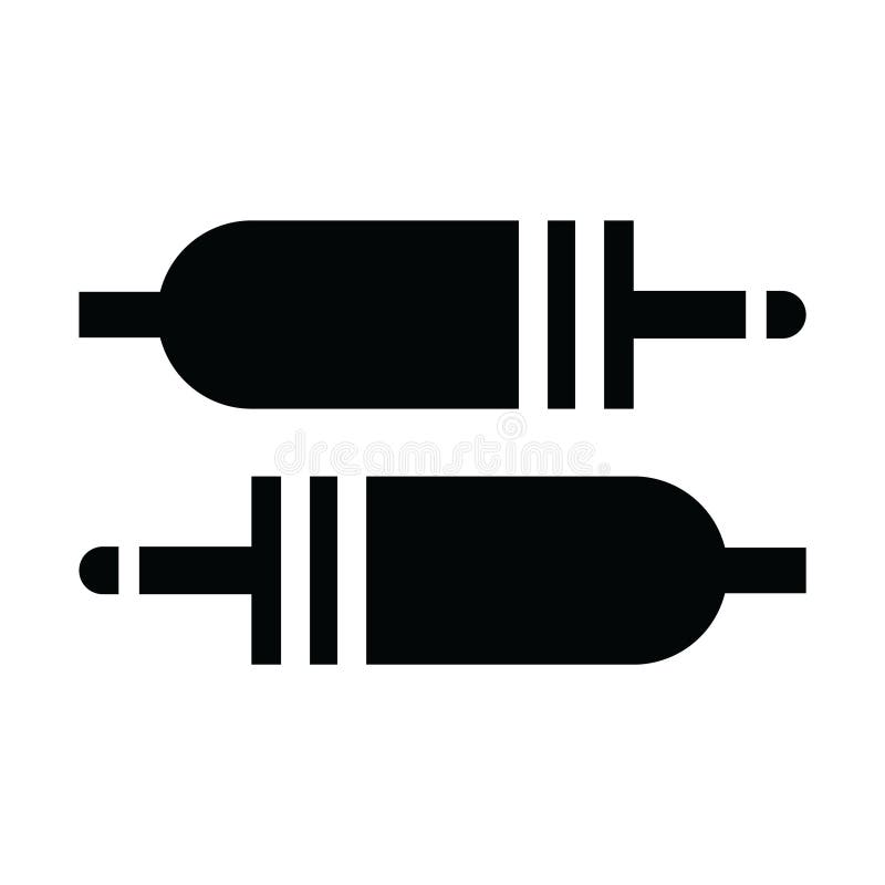 Aux Cable Icon. Vector Illustration Decorative Design Stock Vector ...