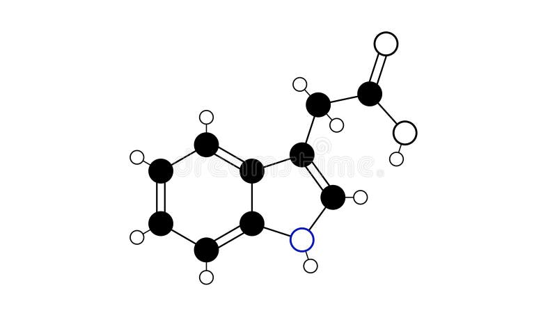 Acetic Acid Molecule, Molecular Structure, Food Additive E260, Ball and ...