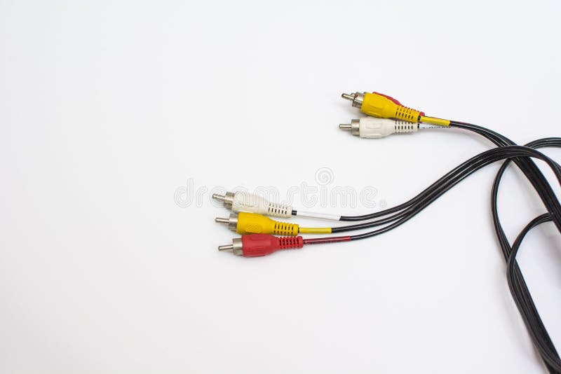 AV Cable stock photo. Image of macro, gray, electric - 113406548