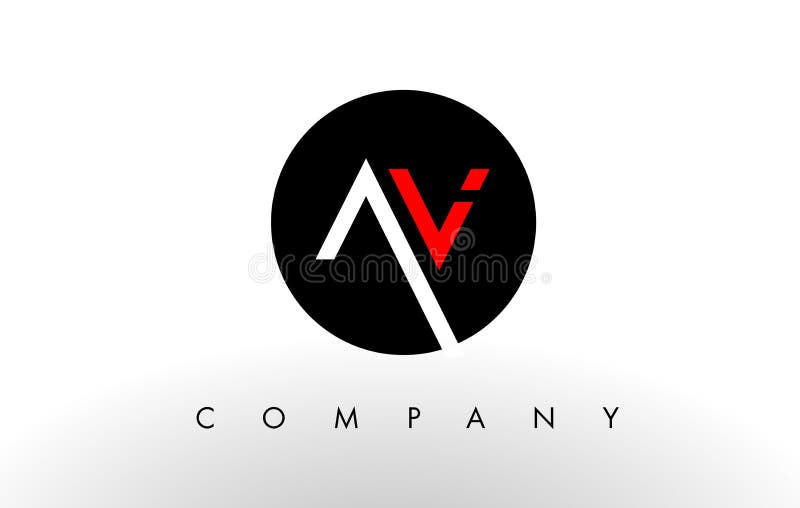 AV Logo. Letter Design Vector. Stock Vector - Illustration of company ...