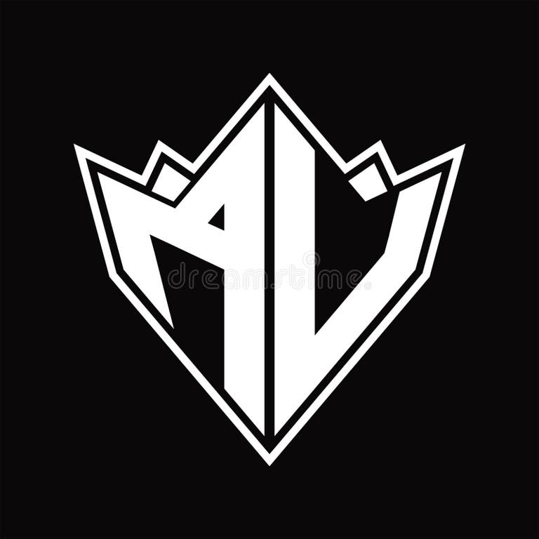 AV Logo Monogram Design Template Stock Vector - Illustration of capital ...