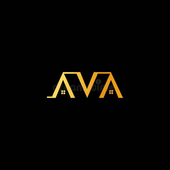 AVA Real Estate Vector Logo Template Stock Vector - Illustration of property, consulting: 347289641