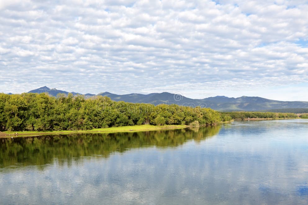 Avacha River stock photo. Image of blue, krai, region - 24410708