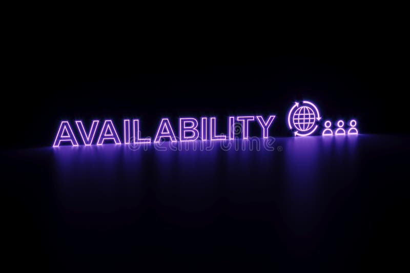 Availability Neon Stock Illustrations – 35 Availability Neon Stock ...