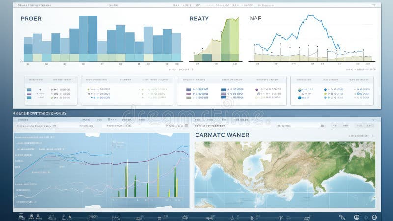 Availability water chart stock illustration. Illustration of trends ...