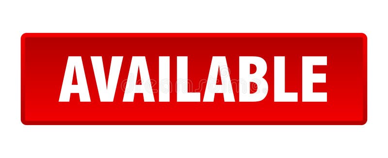 Available Button. Available Square Isolated Push Button Stock Vector ...
