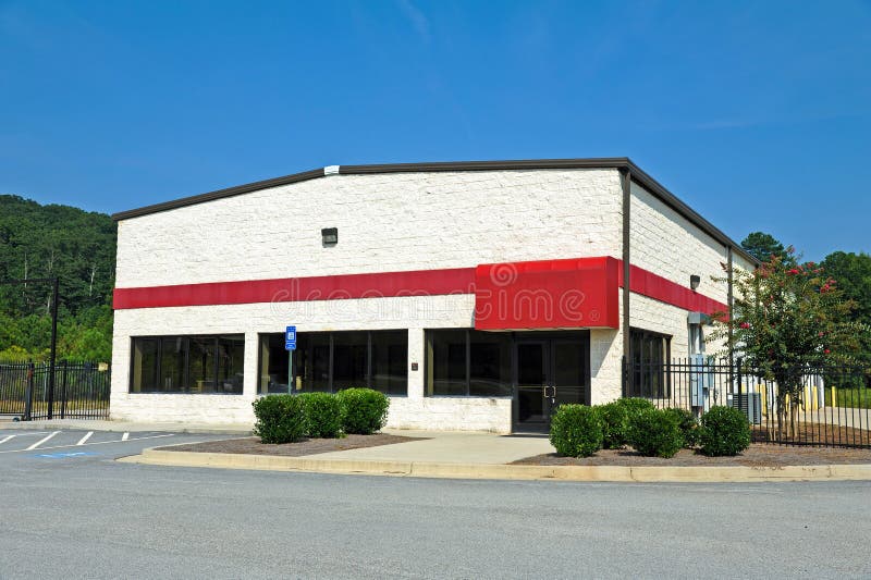 Vacant Commercial Property stock photo. Image of property - 24524772