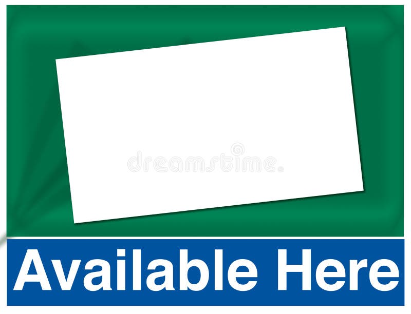 Available Here stock illustration. Illustration of colour - 7845204