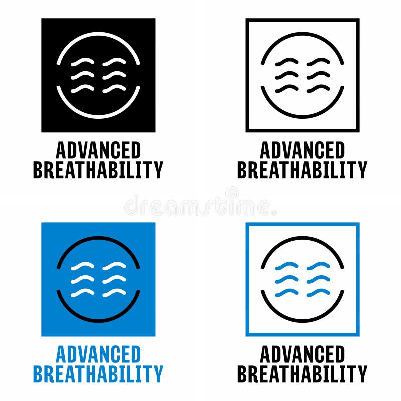 Advanced Breathability Vector Information Sign Stock Vector ...