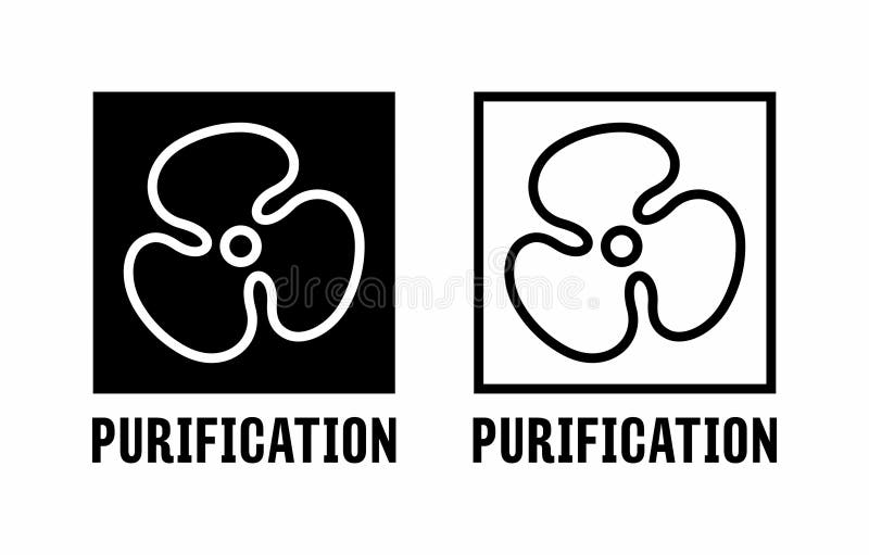 Purification Property Vector Information Sign Stock Vector ...