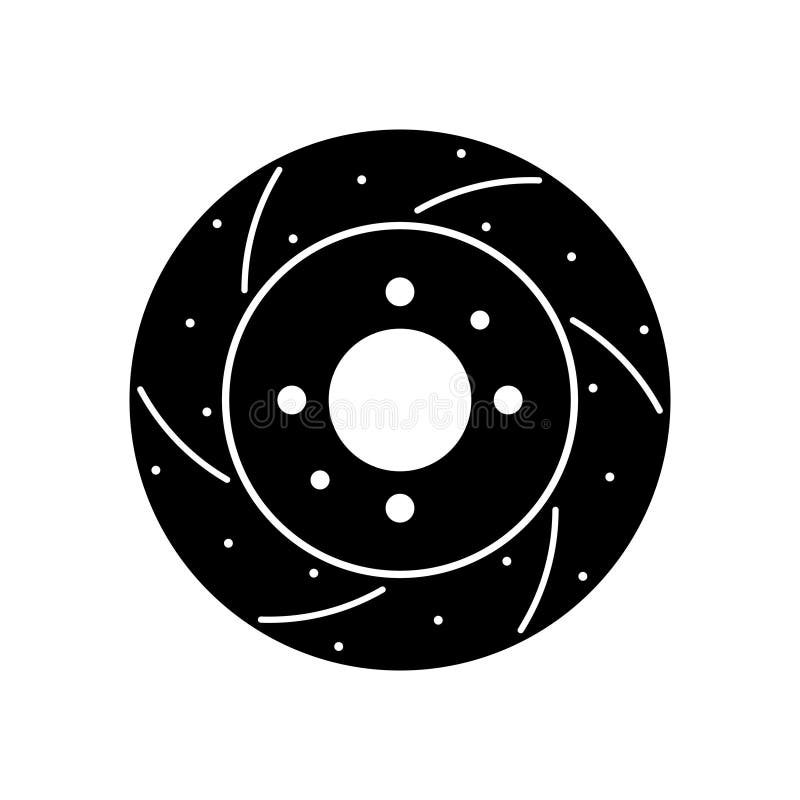 Car brake disc stock vector. Illustration of equipment - 144080302