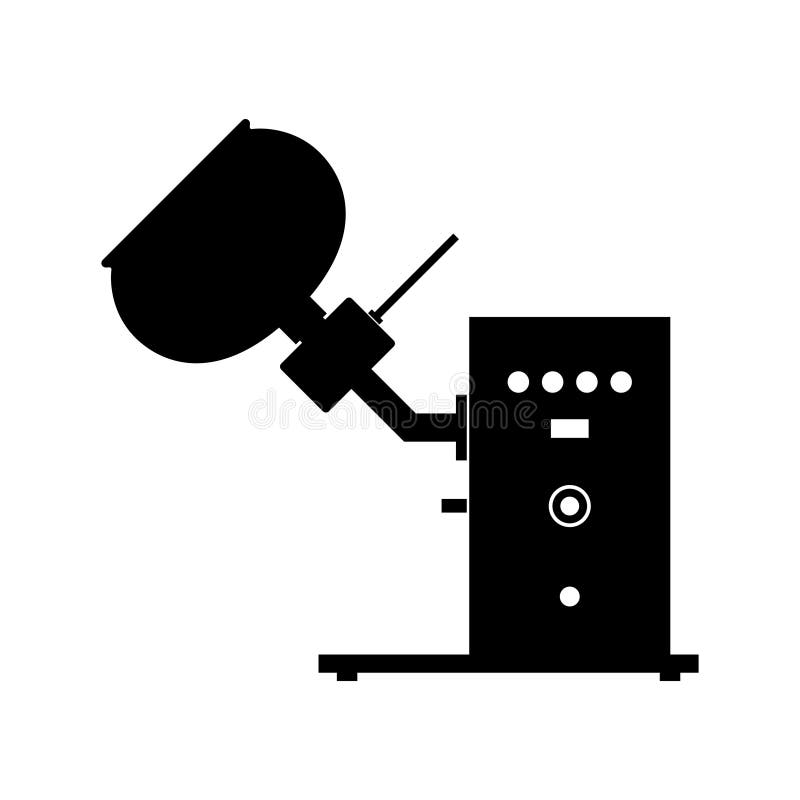 Coater, Fluid Applying Machine Stock Vector - Illustration of symbol ...